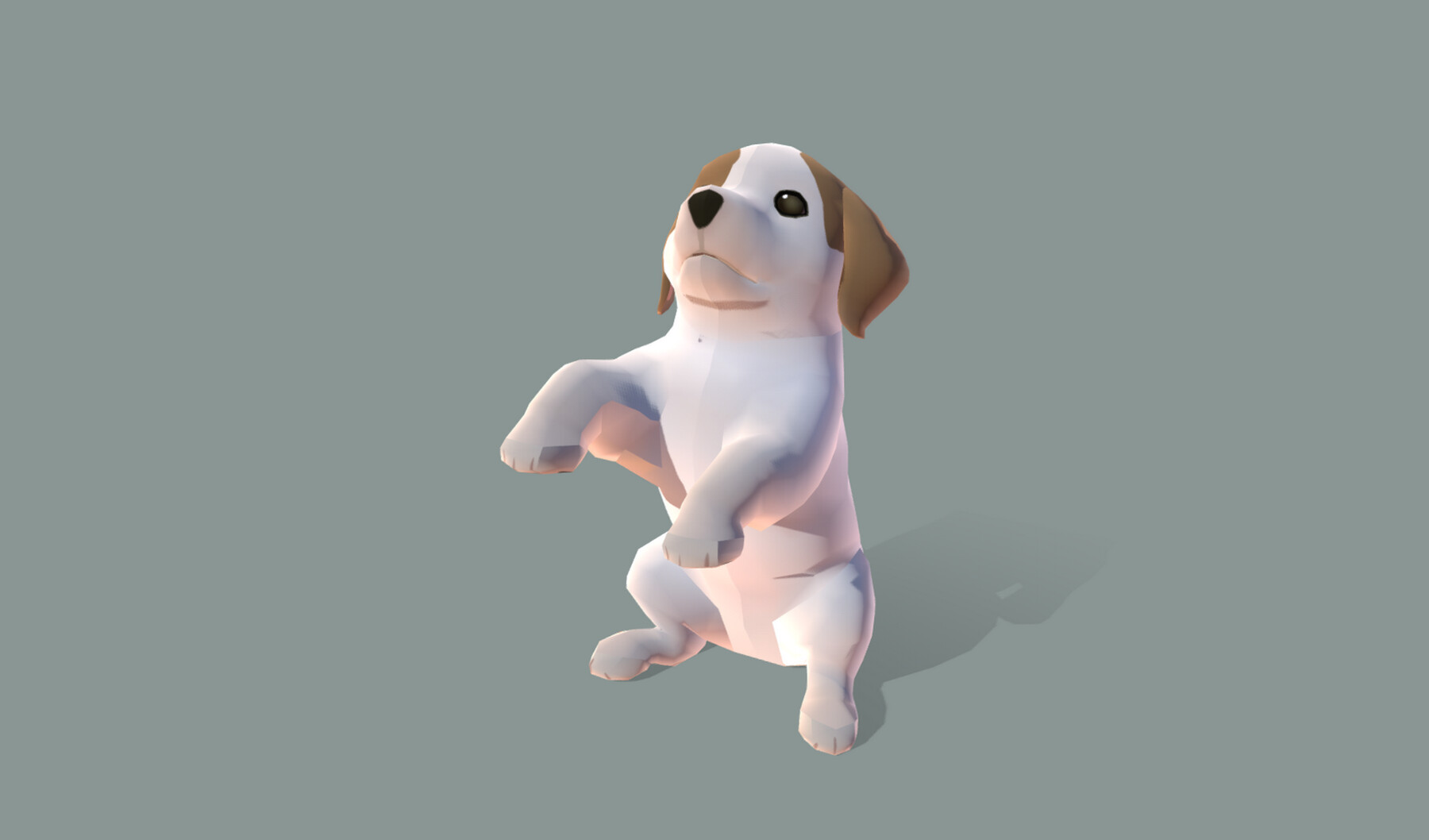 ArtStation - DOG Full Animations - Brittany Spaniel | Game Assets