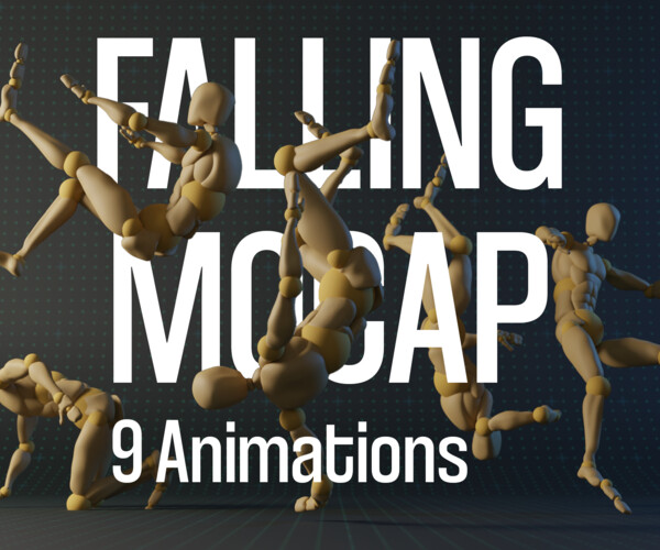 ArtStation - Falling Animation Mocap Motion Capture Collection | Resources