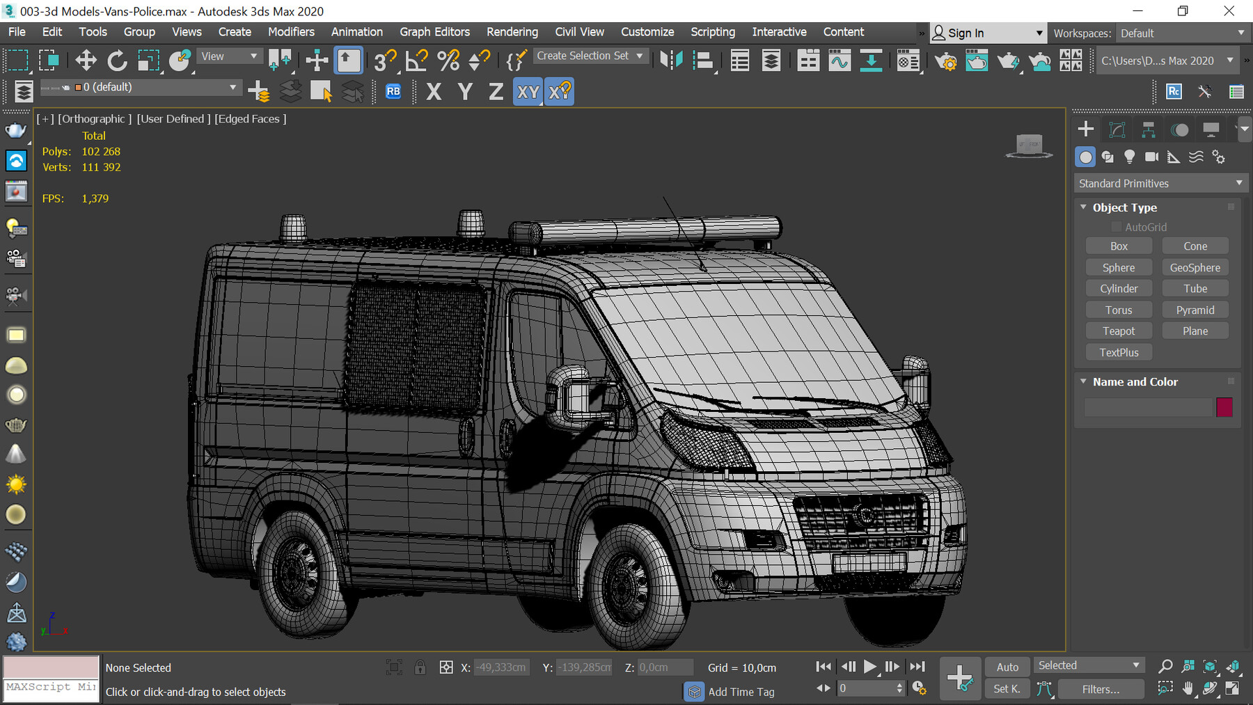 ArtStation - police van | Game Assets