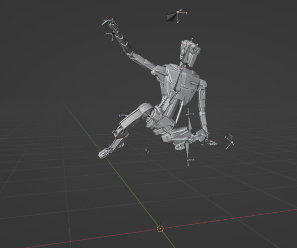 Artstation Game Ready Robot Game Assets