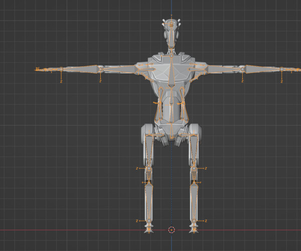 Artstation Game Ready Robot Game Assets
