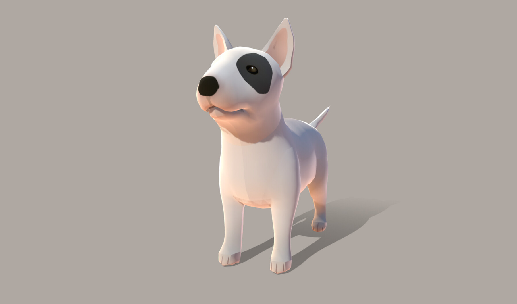 ArtStation - DOG Full Animations - Bull Terrier | Game Assets