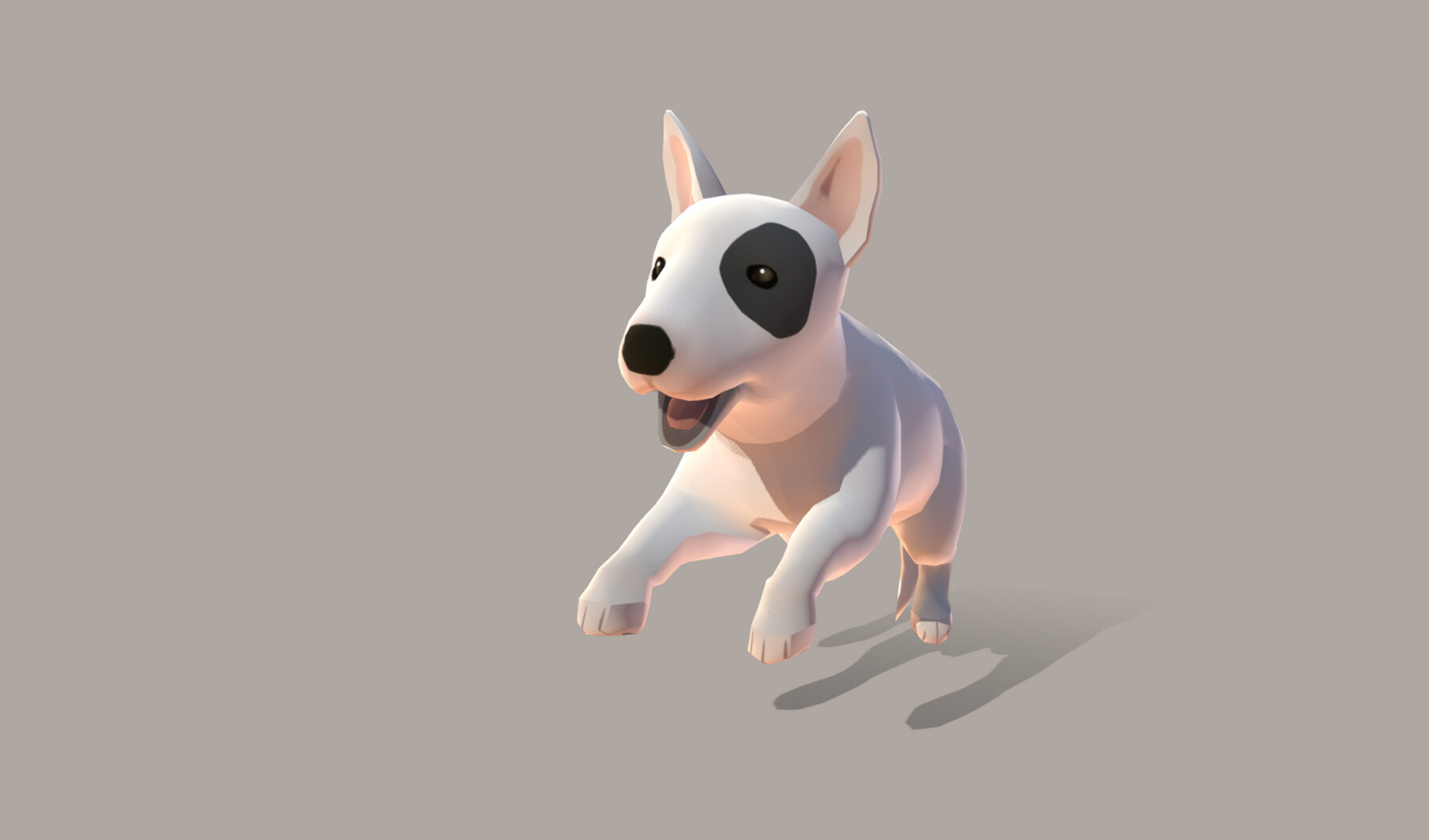 ArtStation - DOG Full Animations - Bull Terrier | Game Assets