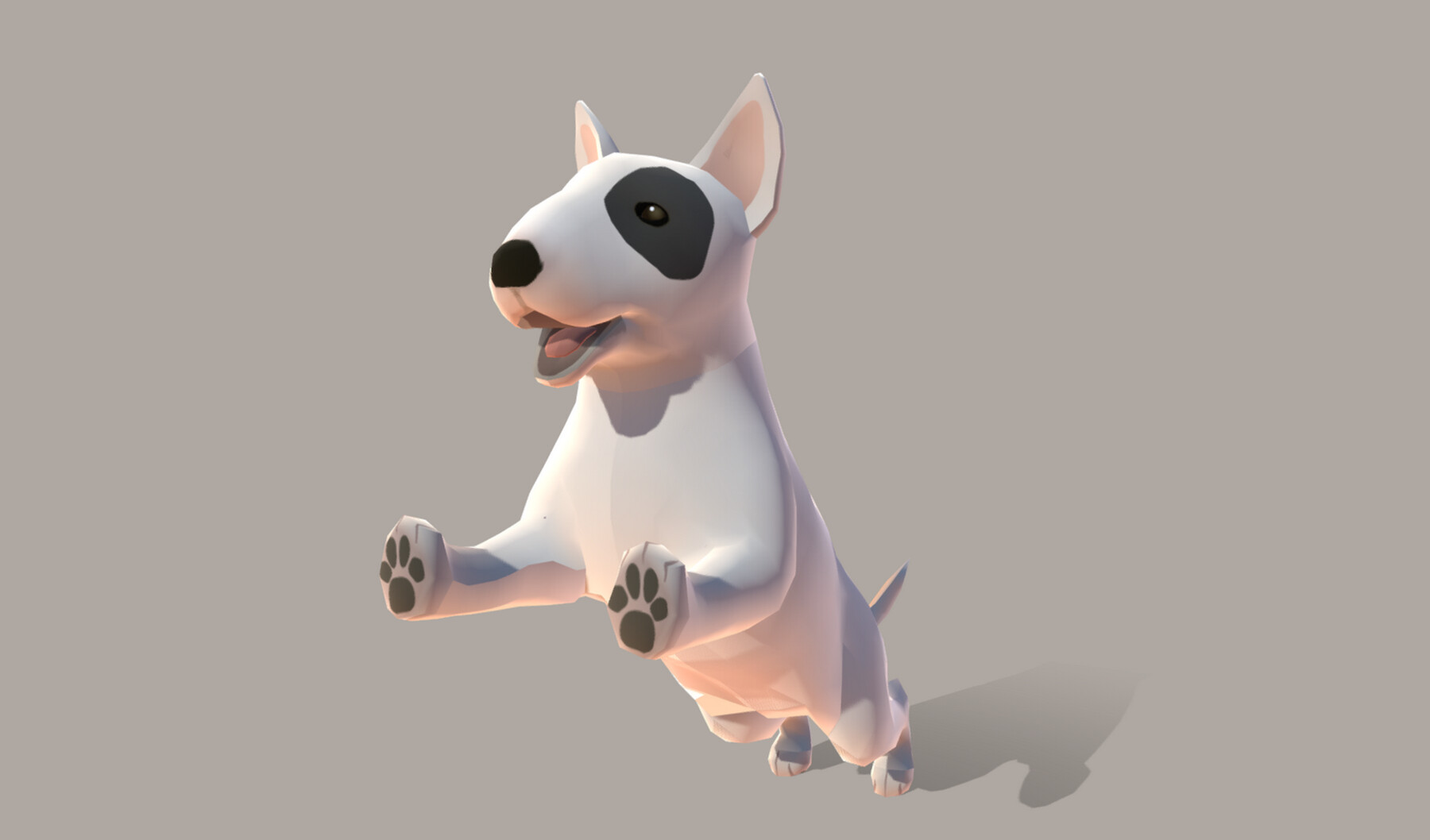 ArtStation - DOG Full Animations - Bull Terrier | Game Assets