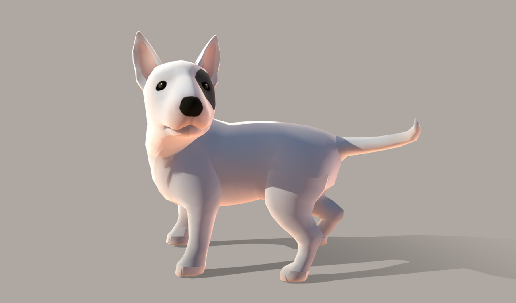 ArtStation - DOG Full Animations - Bull Terrier | Game Assets