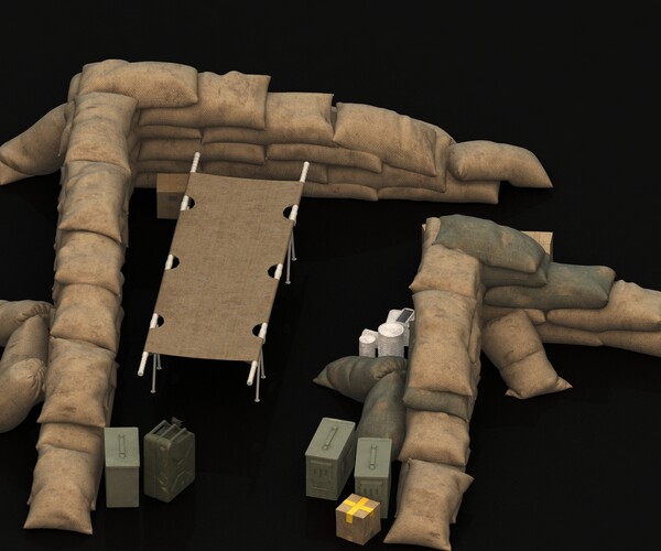 ArtStation - military asset 01 | Game Assets