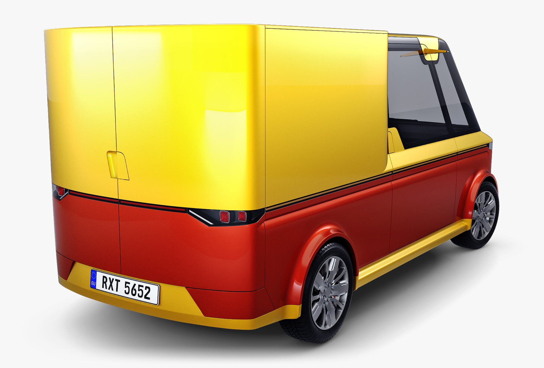 ArtStation - Generic Compact City Cargo Van M 1 | Resources