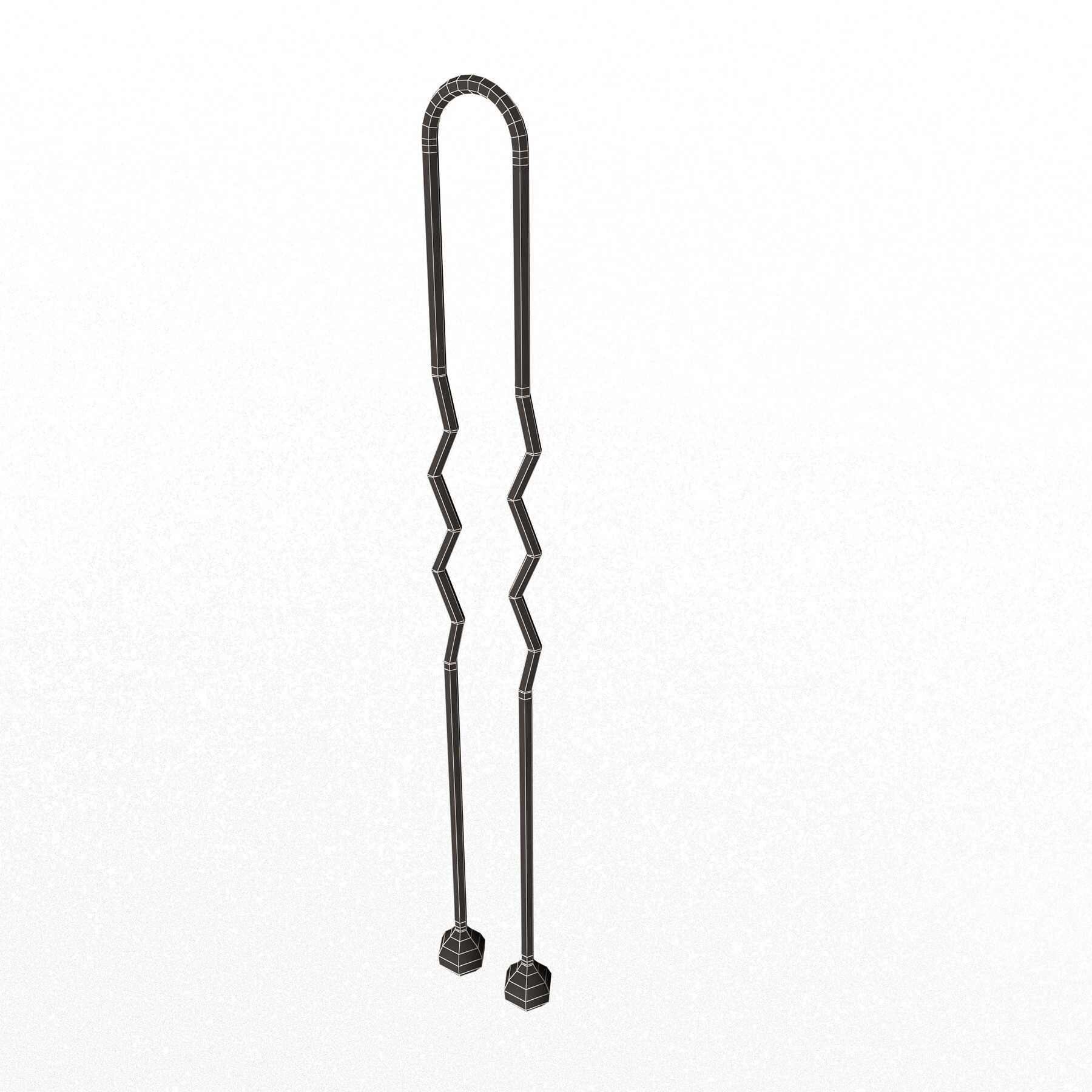 ArtStation - U Shaped Hairpin Metal | Resources