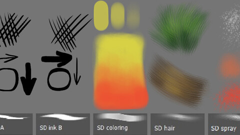 ArtStation - My Most Used Brush Pack | Brushes