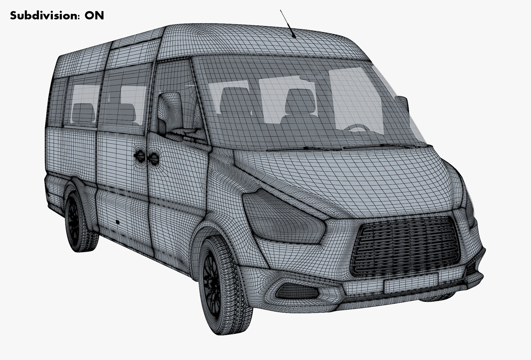ArtStation - Generic Passenger Van M 1 | Resources