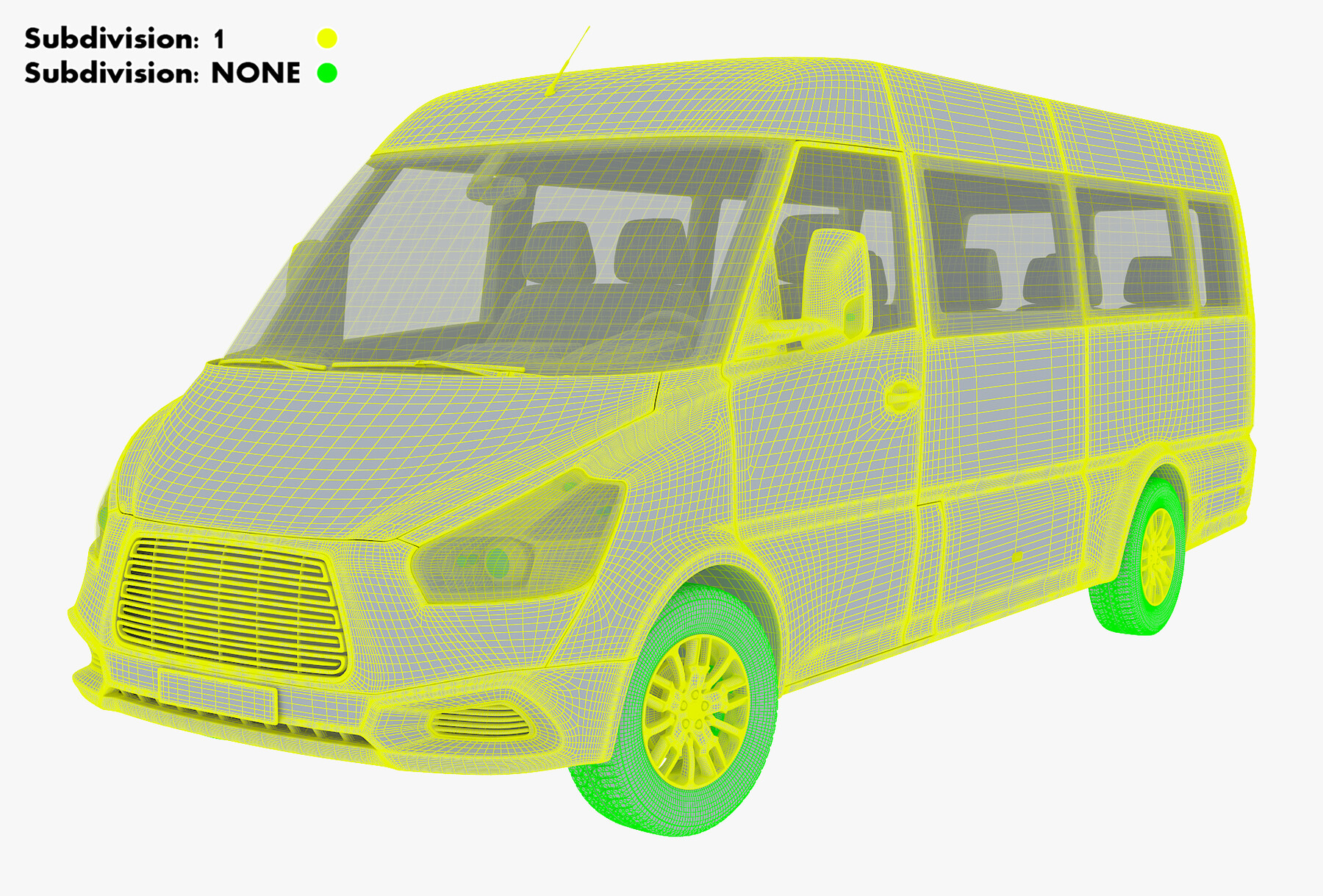 ArtStation - Generic Passenger Van M 1 | Resources