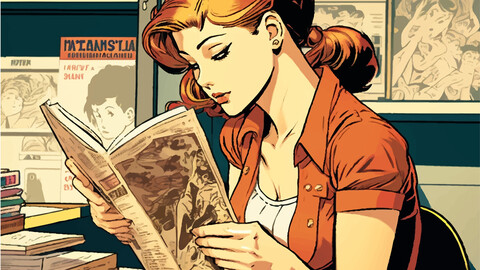 ArtStation - Comic Style Young Woman | Artworks