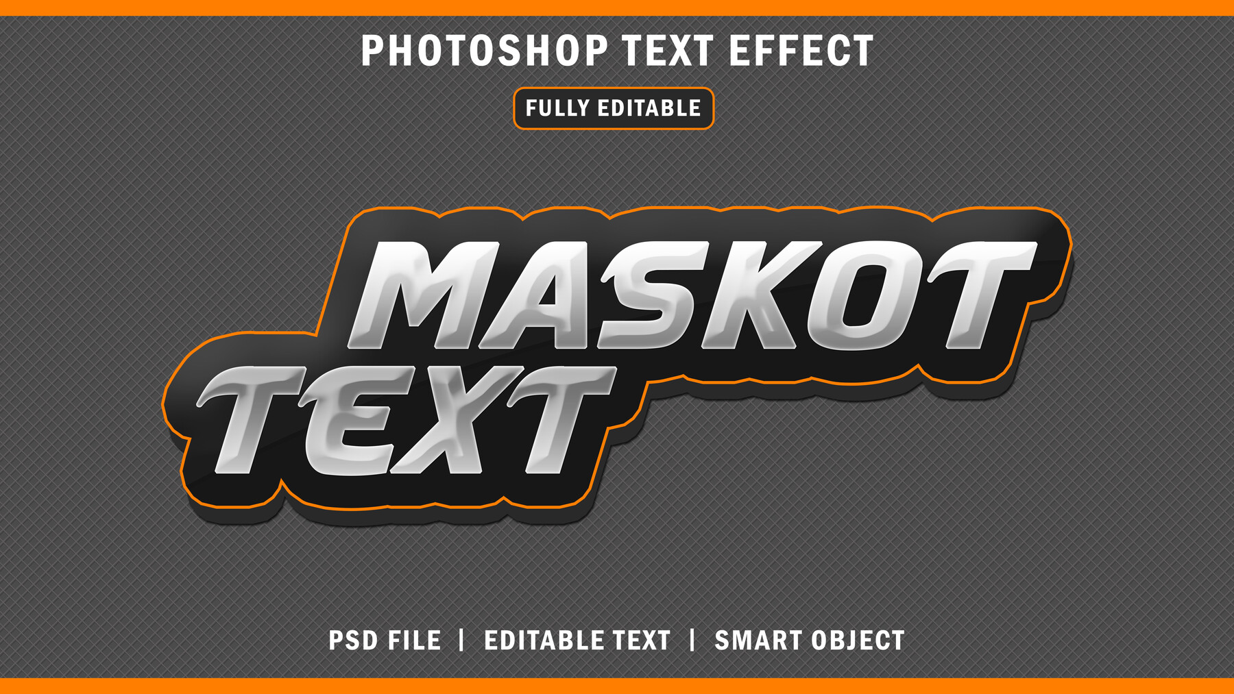 ArtStation - 3D Maskot Text. PSD fully editable text effect. Layer ...