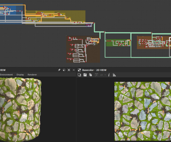 ArtStation - Stylized Stone Forest Floor - Substance 3D Designer File ...