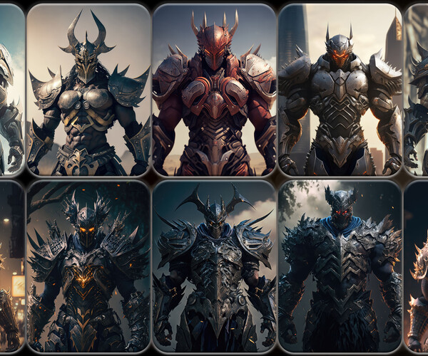 ArtStation - 100 Enraged Warrior Reference Pack | 8K | v.3 | Artworks