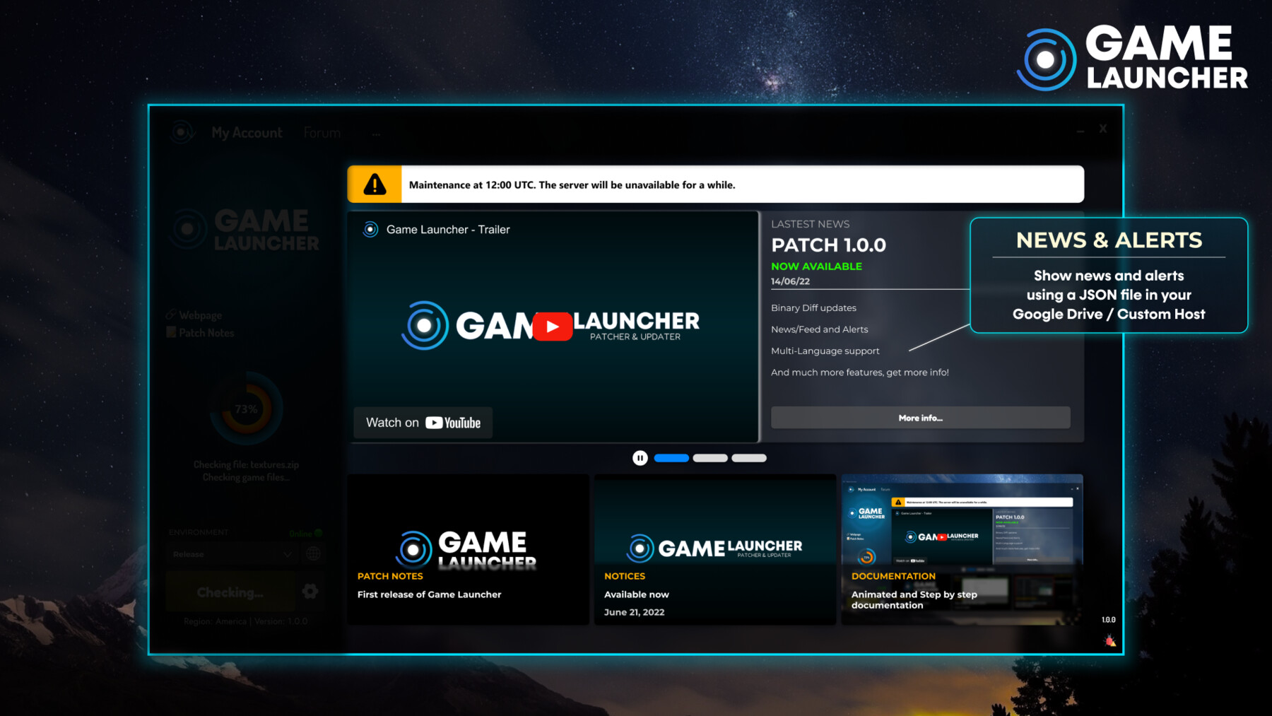 ArtStation - Game Launcher - Patcher & Updater | Resources