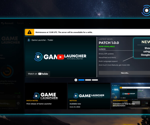 ArtStation - Game Launcher - Patcher & Updater | Resources