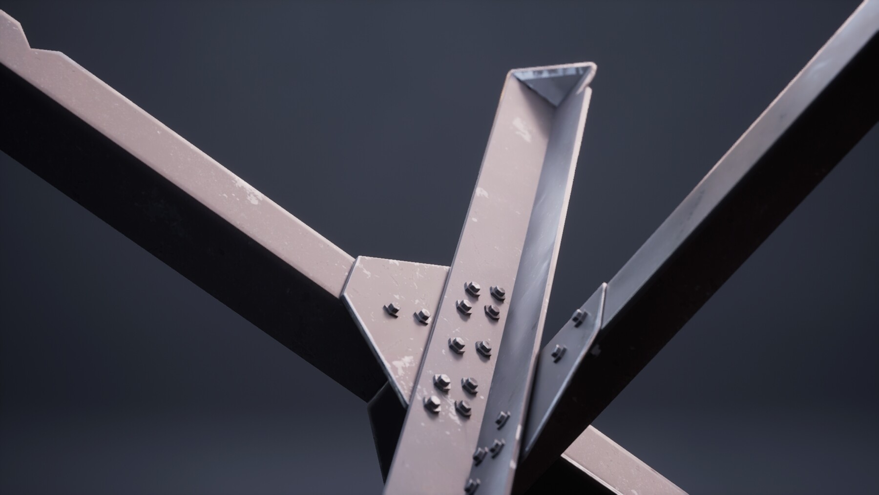 ArtStation - Military Czech hedgehog - anti-tank barrier | Game Assets