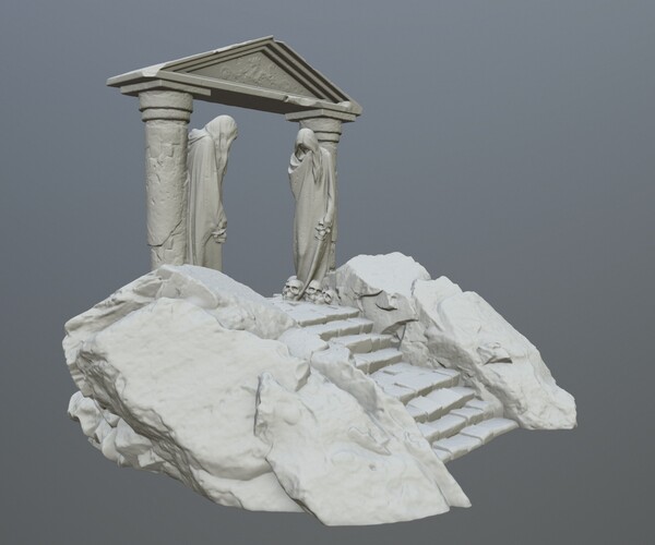 ArtStation - Souls_Gate_Stl | Game Assets