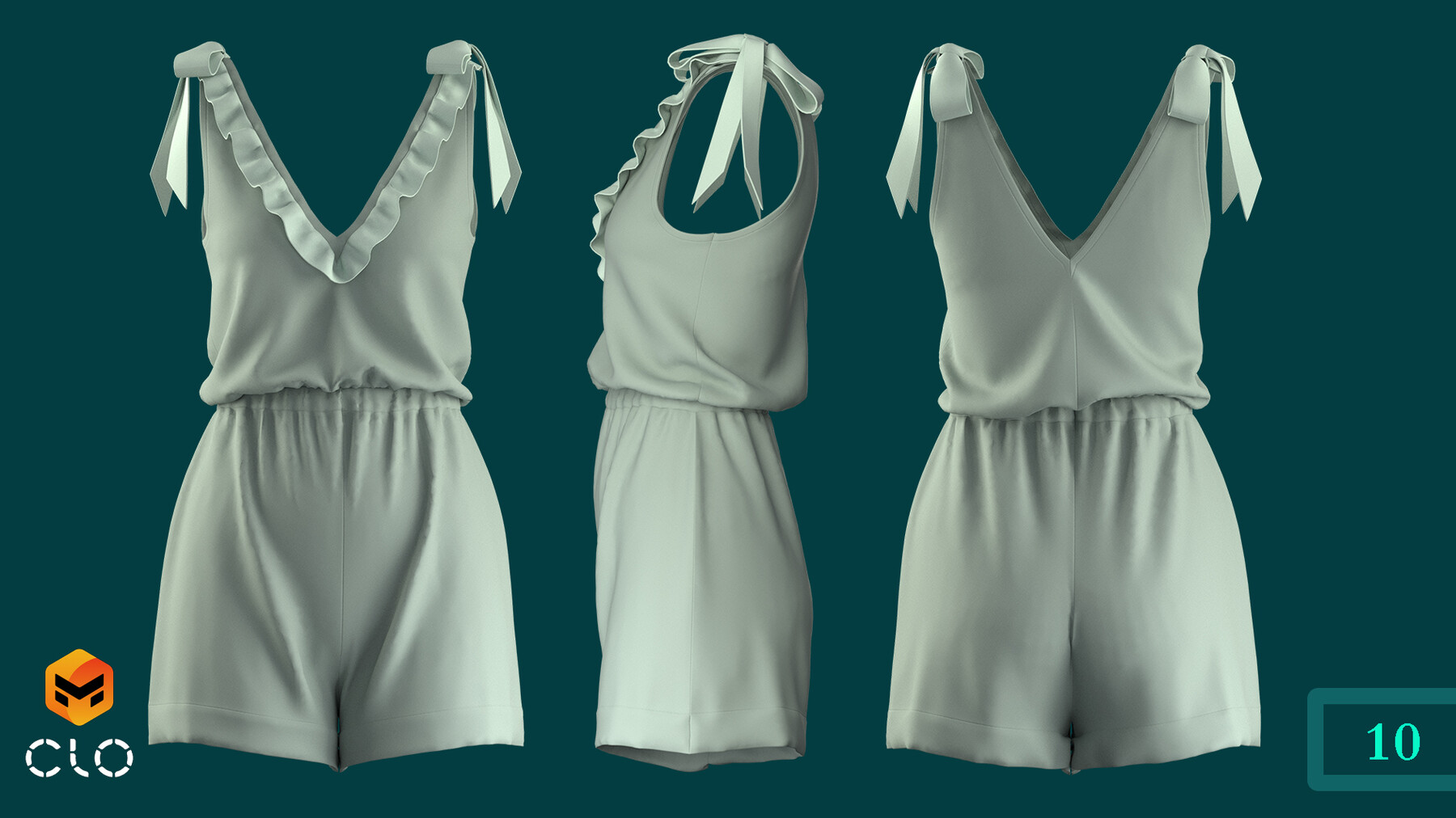 ArtStation - WOMEN'S SLEEPWEAR PACK. CLO3D, MD Projects+FBX+OBJ | Game ...