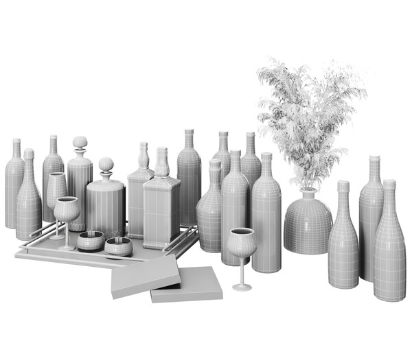 ArtStation - drinks set02, alcoholic drinks, wine, whiskey, jackdaniels, pampas | Resources