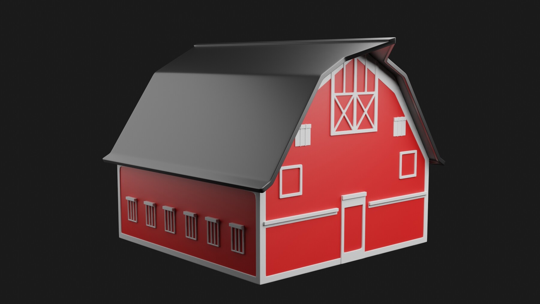 ArtStation - BARN 3D Model | Resources