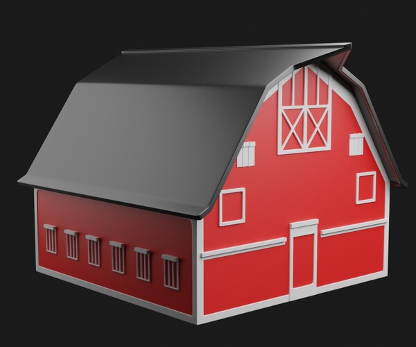 ArtStation - BARN 3D Model | Resources