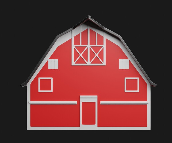 ArtStation - BARN 3D Model | Resources