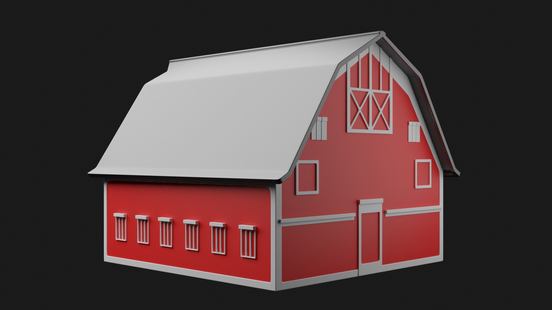 ArtStation - BARN 3D Model | Resources