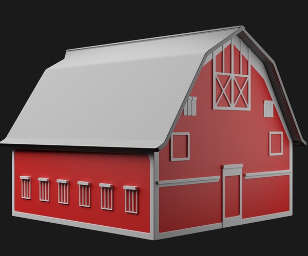 ArtStation - BARN 3D Model | Resources
