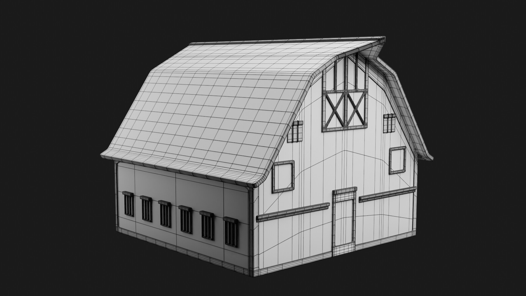 ArtStation - BARN 3D Model | Resources