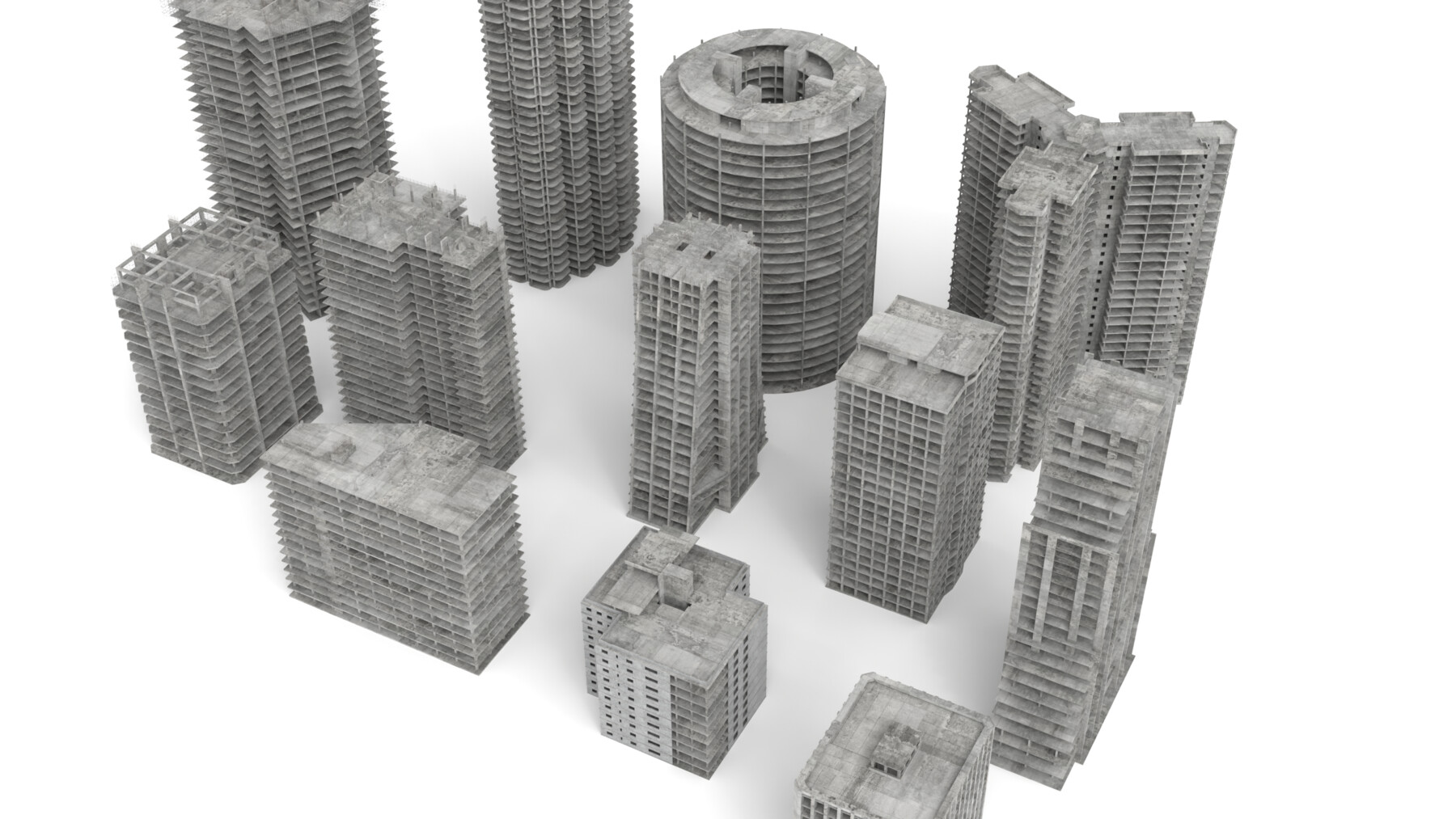 ArtStation - Unfinished Buildings | Resources