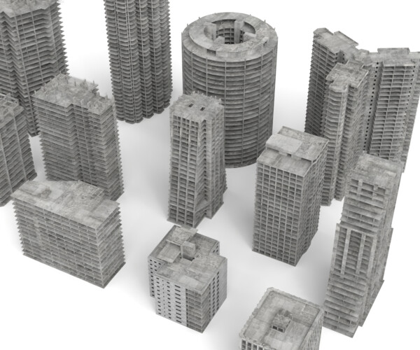 ArtStation - Unfinished Buildings | Resources