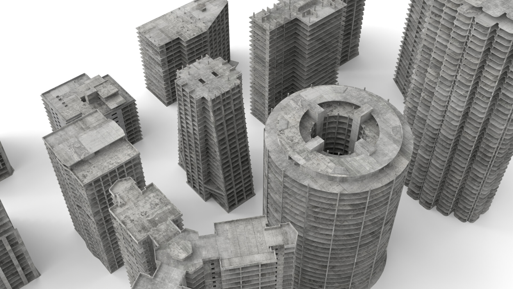 ArtStation - Unfinished Buildings | Resources