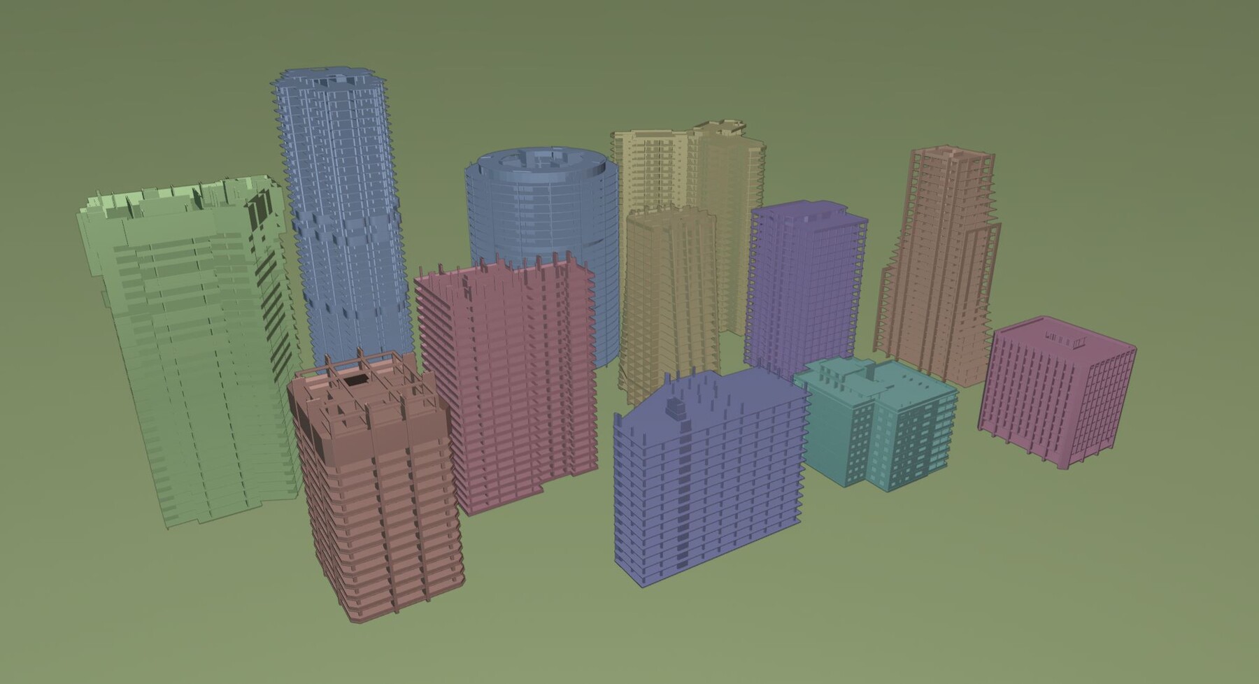 ArtStation - Unfinished Buildings | Resources