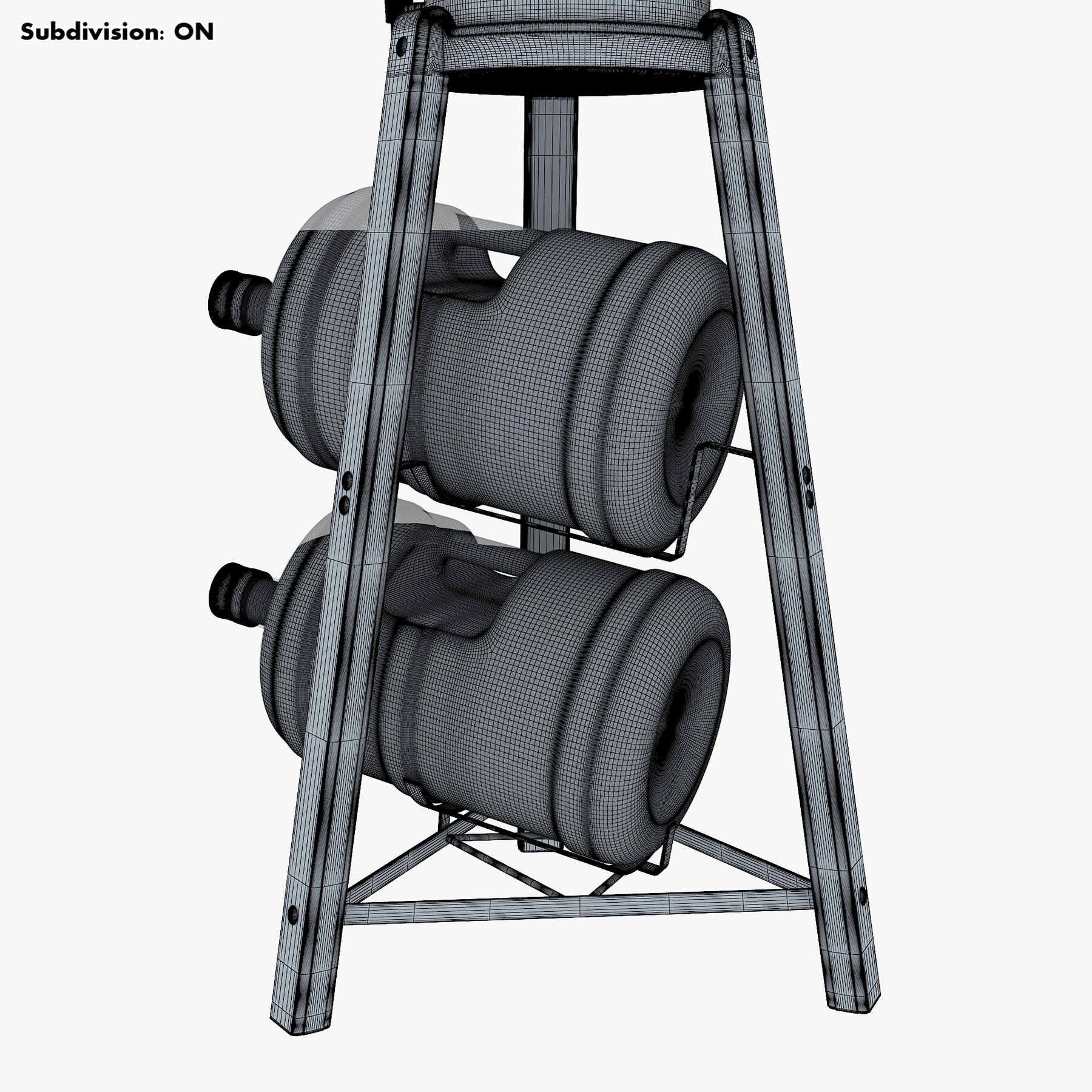 ArtStation - Water Dispenser And Storage Rack M 1 | Resources