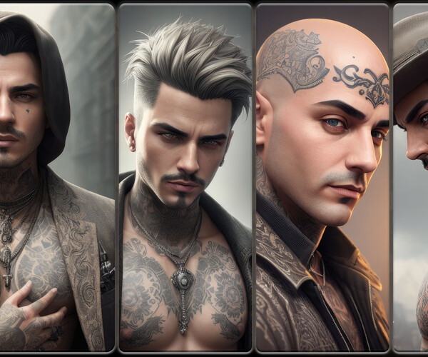 ArtStation - 200 Realistic Male Gangster Reference Pack | 4K | v.2 ...