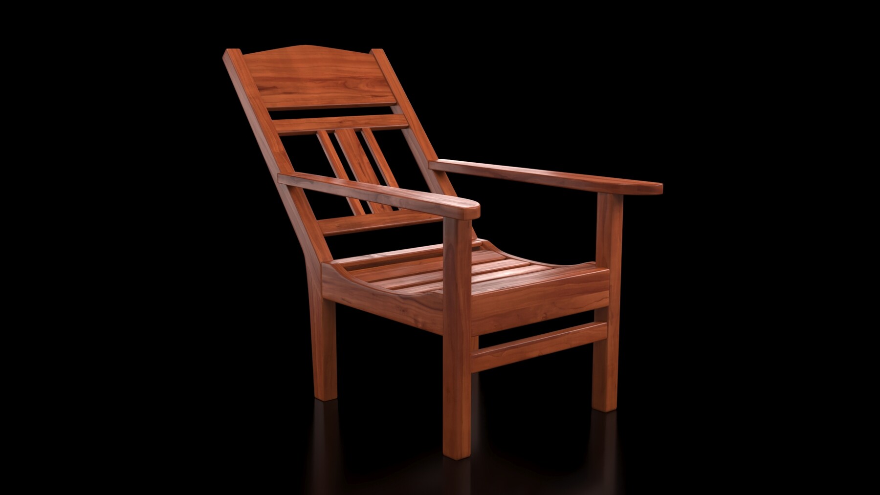 ArtStation - Dutch Colonial Vintage Plantation Chair | Resources