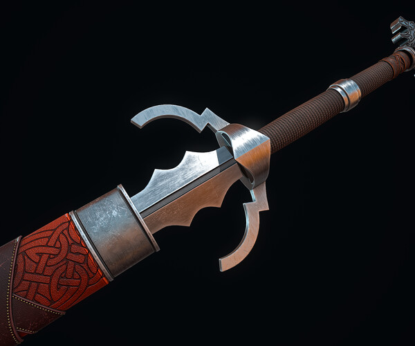 ArtStation - Wolven Silver Sword | Game Assets
