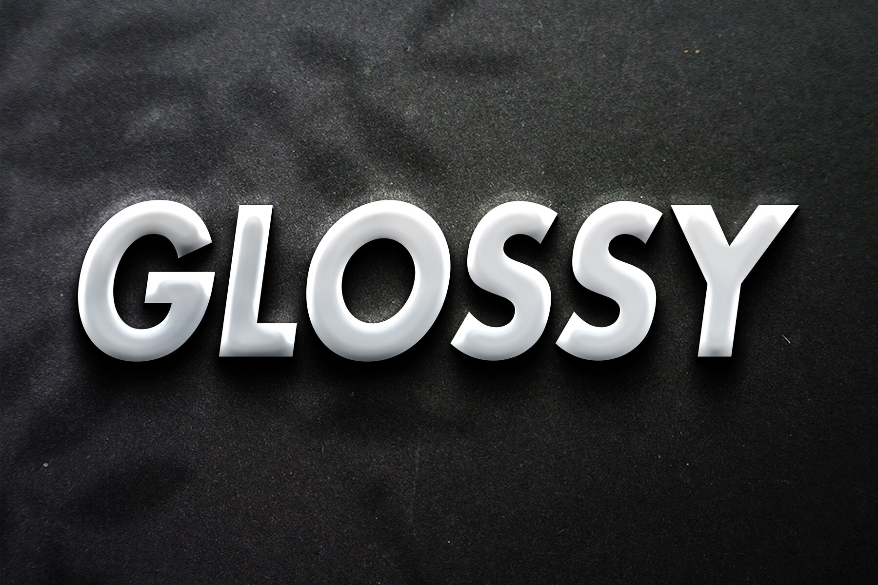 ArtStation - 3D Glossy. PSD fully editable text effect. Layer style PSD mockup template. | Artworks