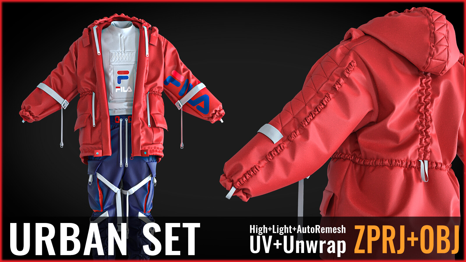 ArtStation - Urban Set. MD Project+OBJ | Resources