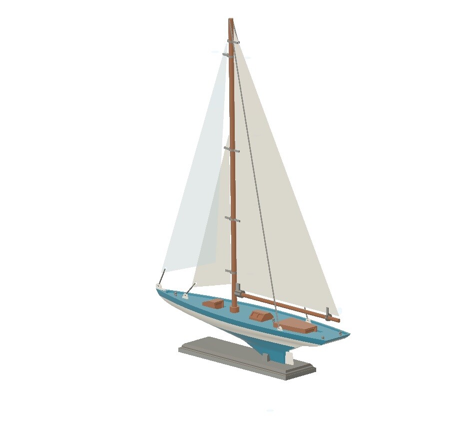 ArtStation - Sailing boat scale model | Resources