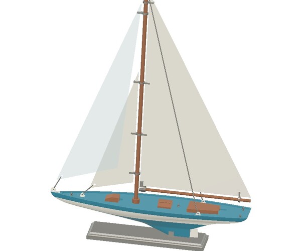 ArtStation - Sailing boat scale model | Resources
