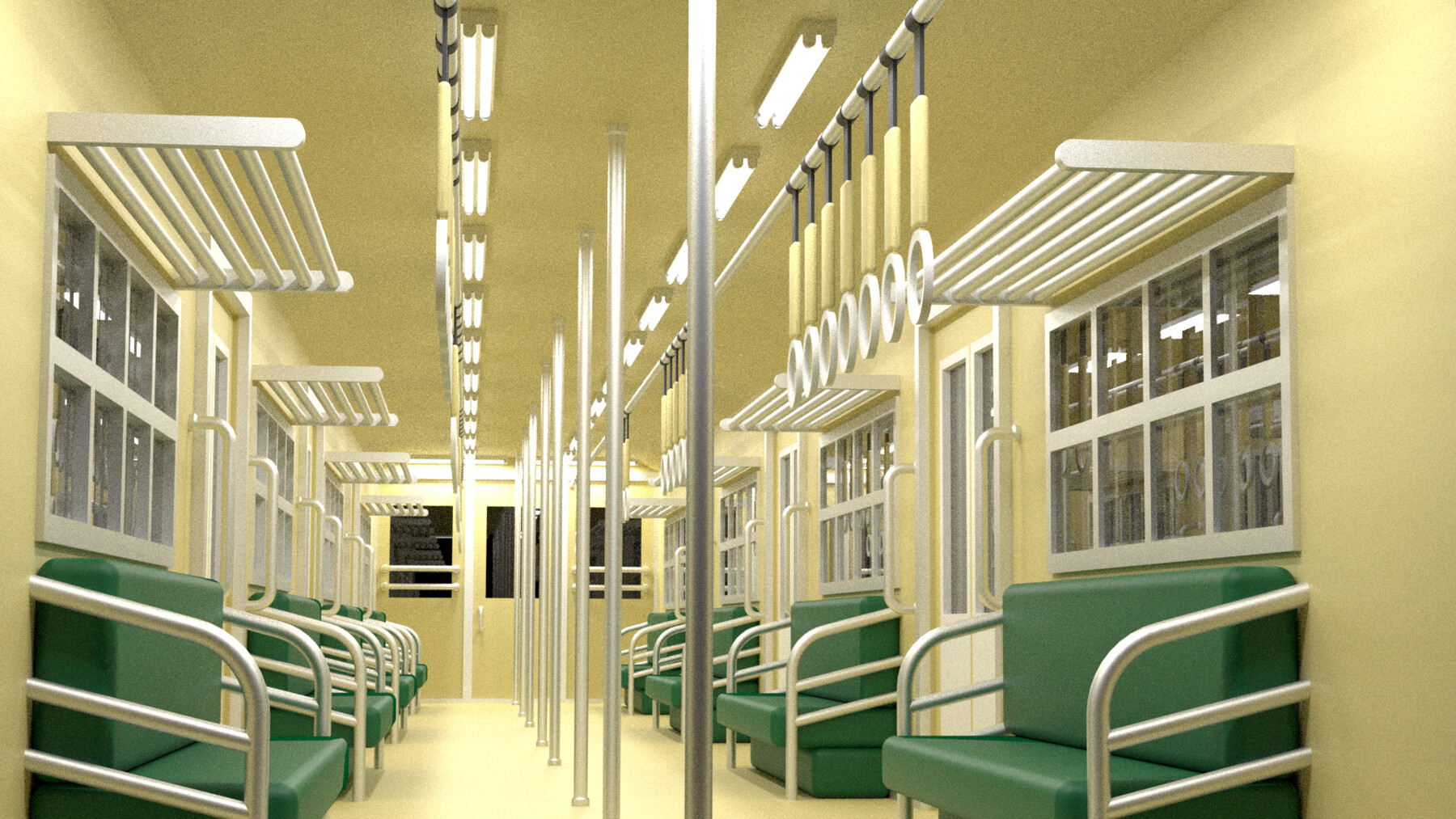 ArtStation - Cartoon Subway Metro Interior 3d model | Resources