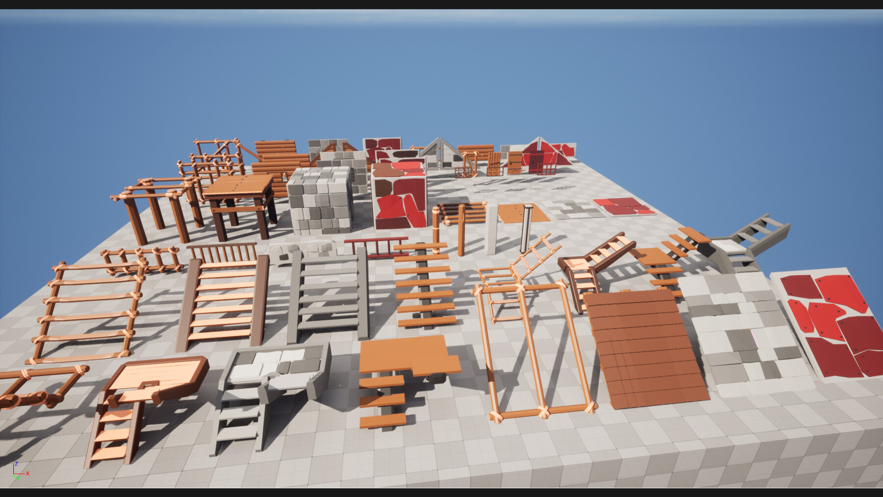 ArtStation - Mini Survival: Building Parts | Game Assets