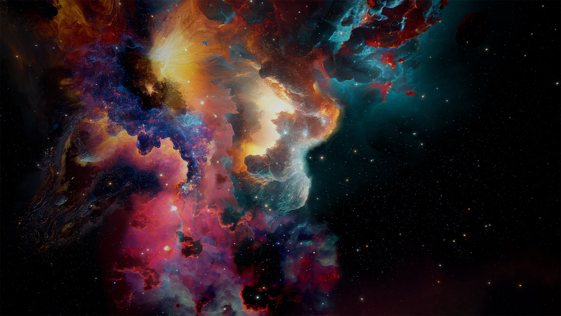 Artstation Abstract Nebula Skyboxes Volume 5 Unreal Engine Project