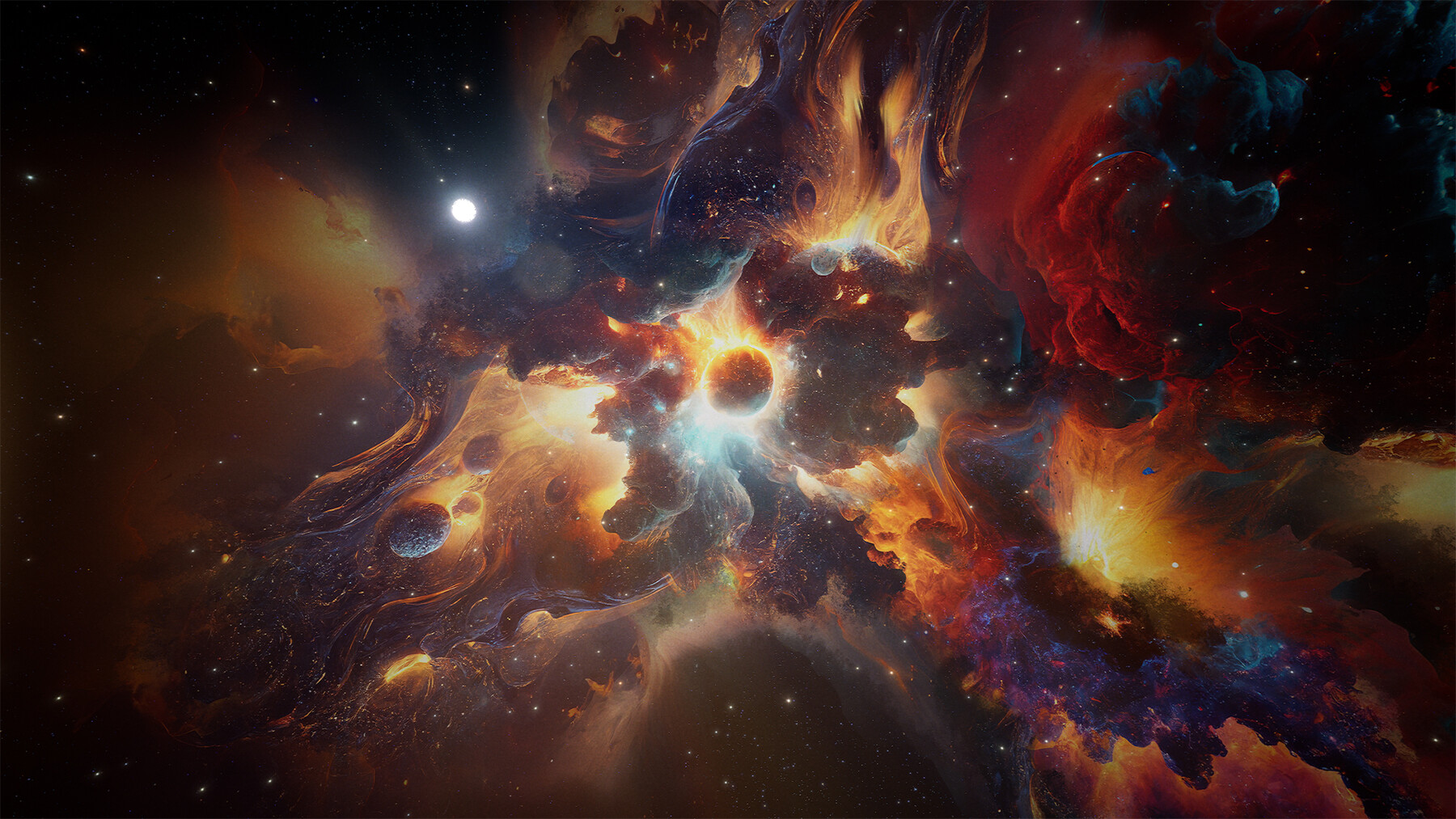 ArtStation - Abstract Nebula Skyboxes Volume 5 || Unreal Engine Project ...