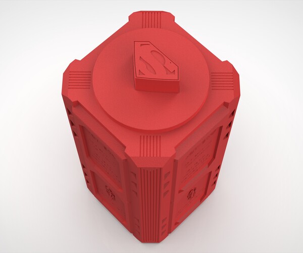 ArtStation - Superman Krypronite Box as storage container | Resources