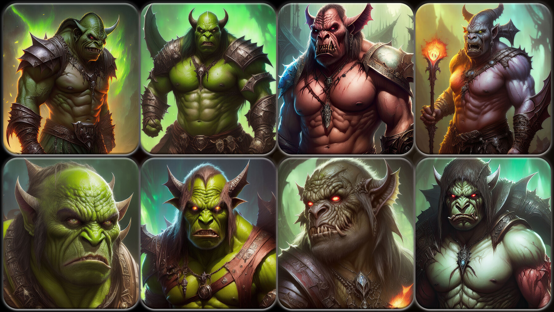 ArtStation - 300 Orc Warriors Reference Pack | 4K | v.1 | Artworks