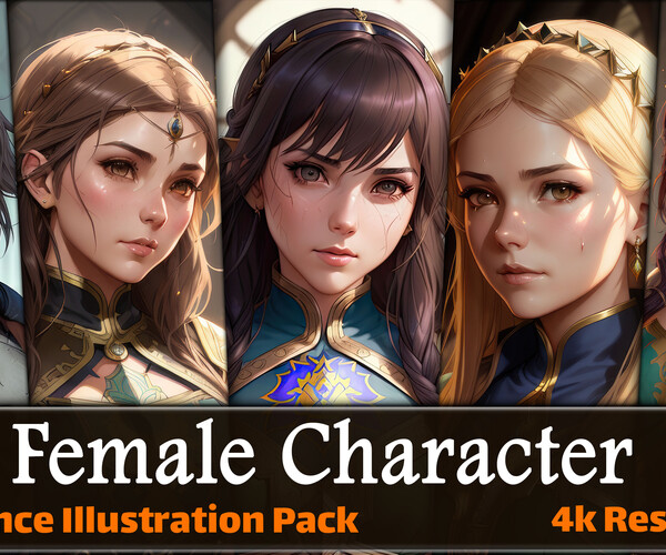 ArtStation - 260 Female Character Reference Pack | 4K | v.1 | Artworks